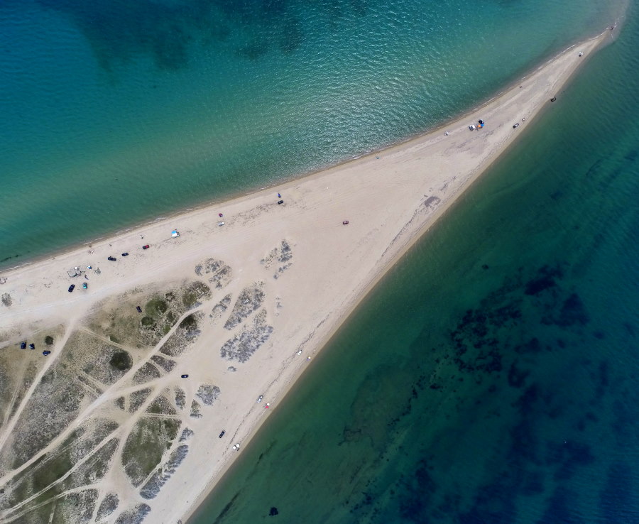 Aerial view of Potamos Beach | BestofAthens.gr